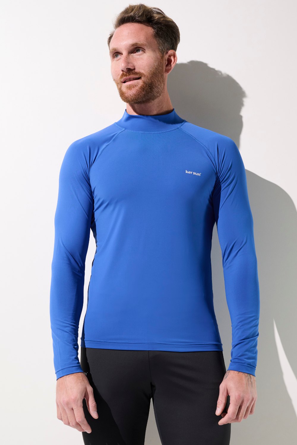 UV Badeshirt Herren Blau, Malibu, UPF 50+– Ker Sun Deutschland